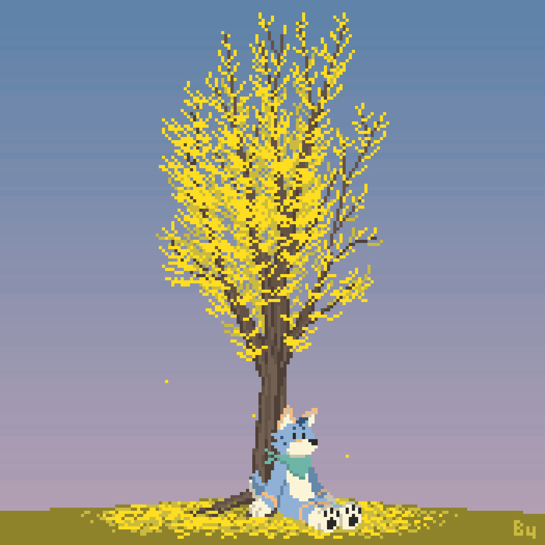 The Big ImageBoard (TBIB) - 1:1 animated anthro australian cattle dog bandanna blinking blue ...