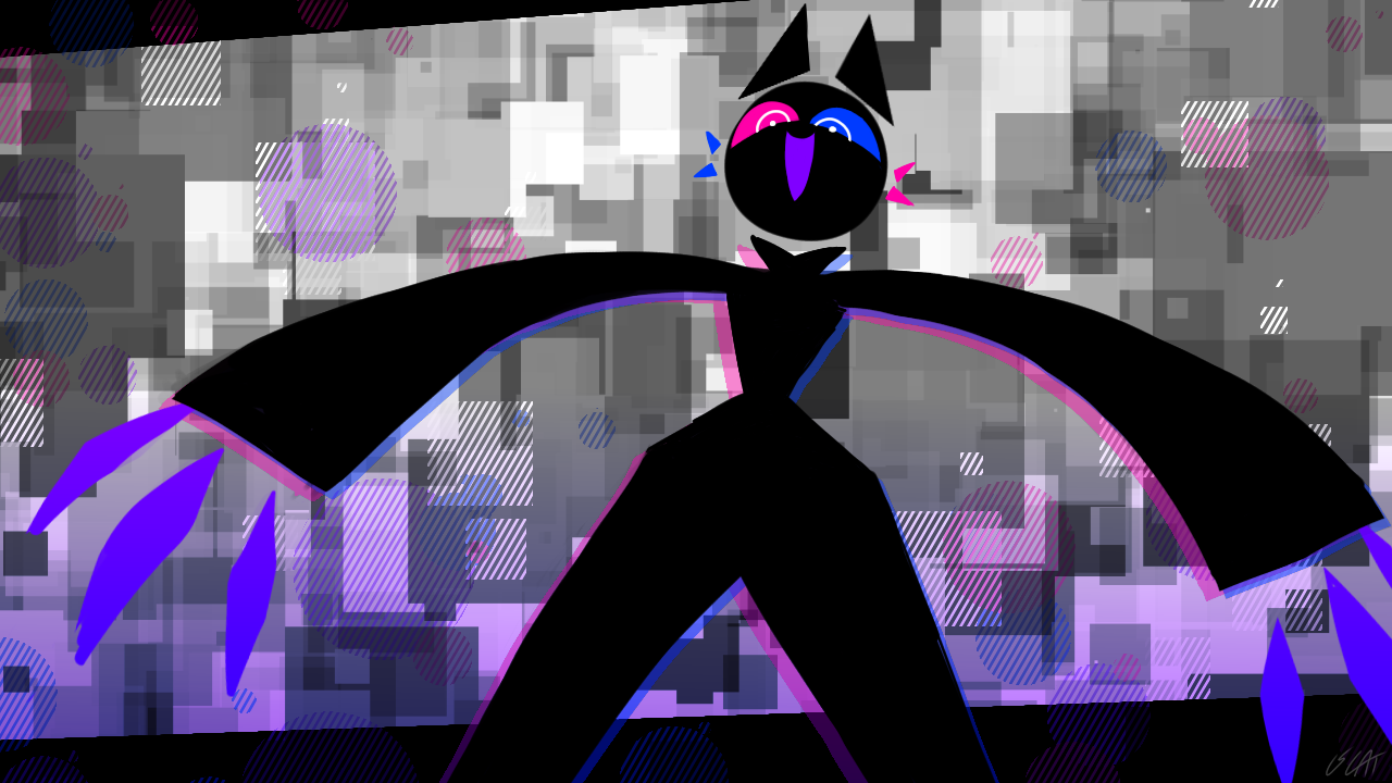 The Big ImageBoard (TBIB) - abstract background anthro black body black border border claws ...