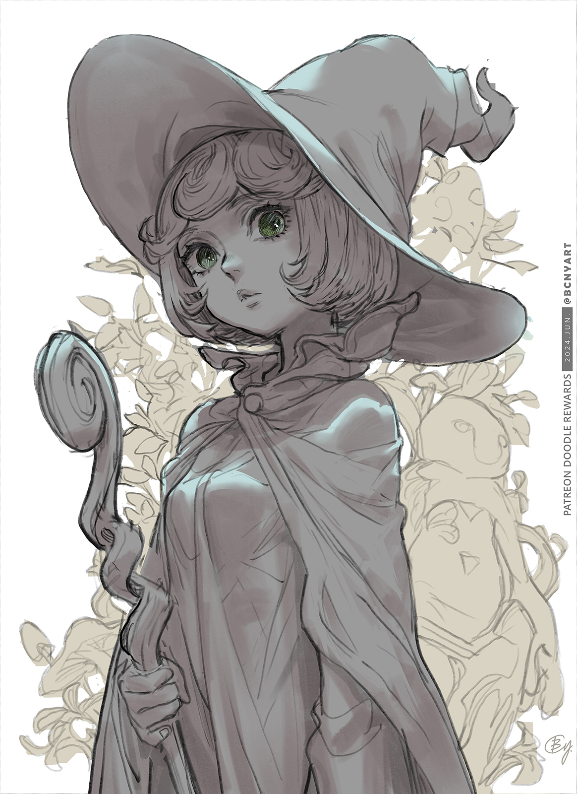 The Big ImageBoard (TBIB) - 1girl b.c.n.y. berserk green eyes hat ...