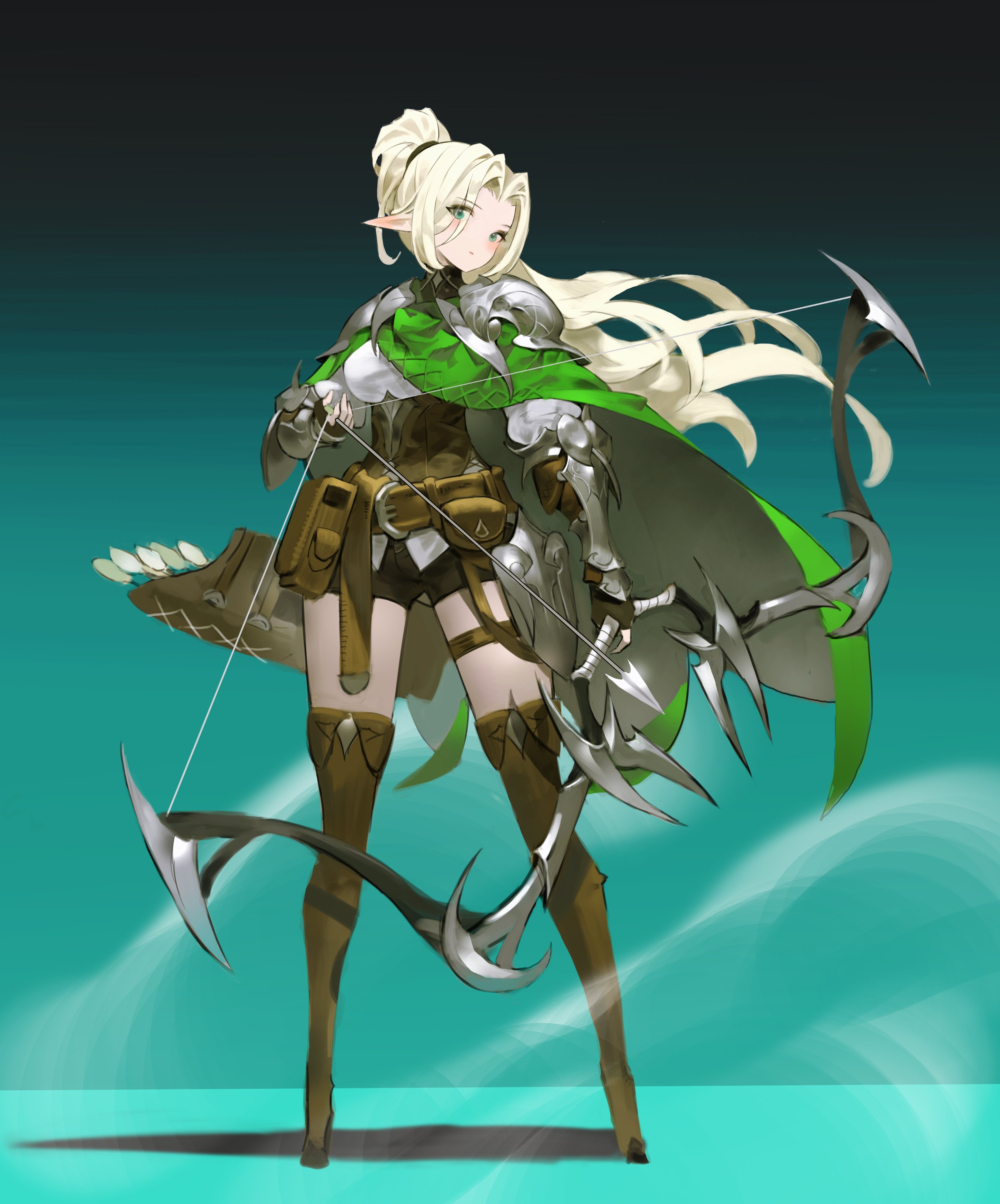 The Big Imageboard Tbib 1girl Absurdres Armor Arowana2111 Arrow