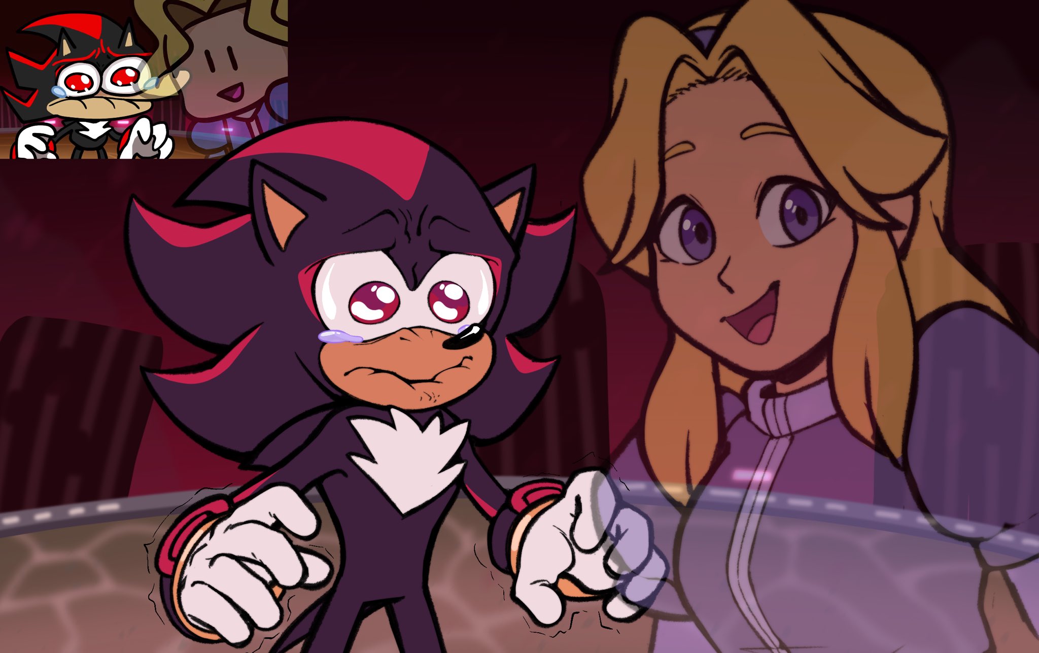 The Big ImageBoard (TBIB) - 1boy 1girl black fur blonde hair blue eyes ...