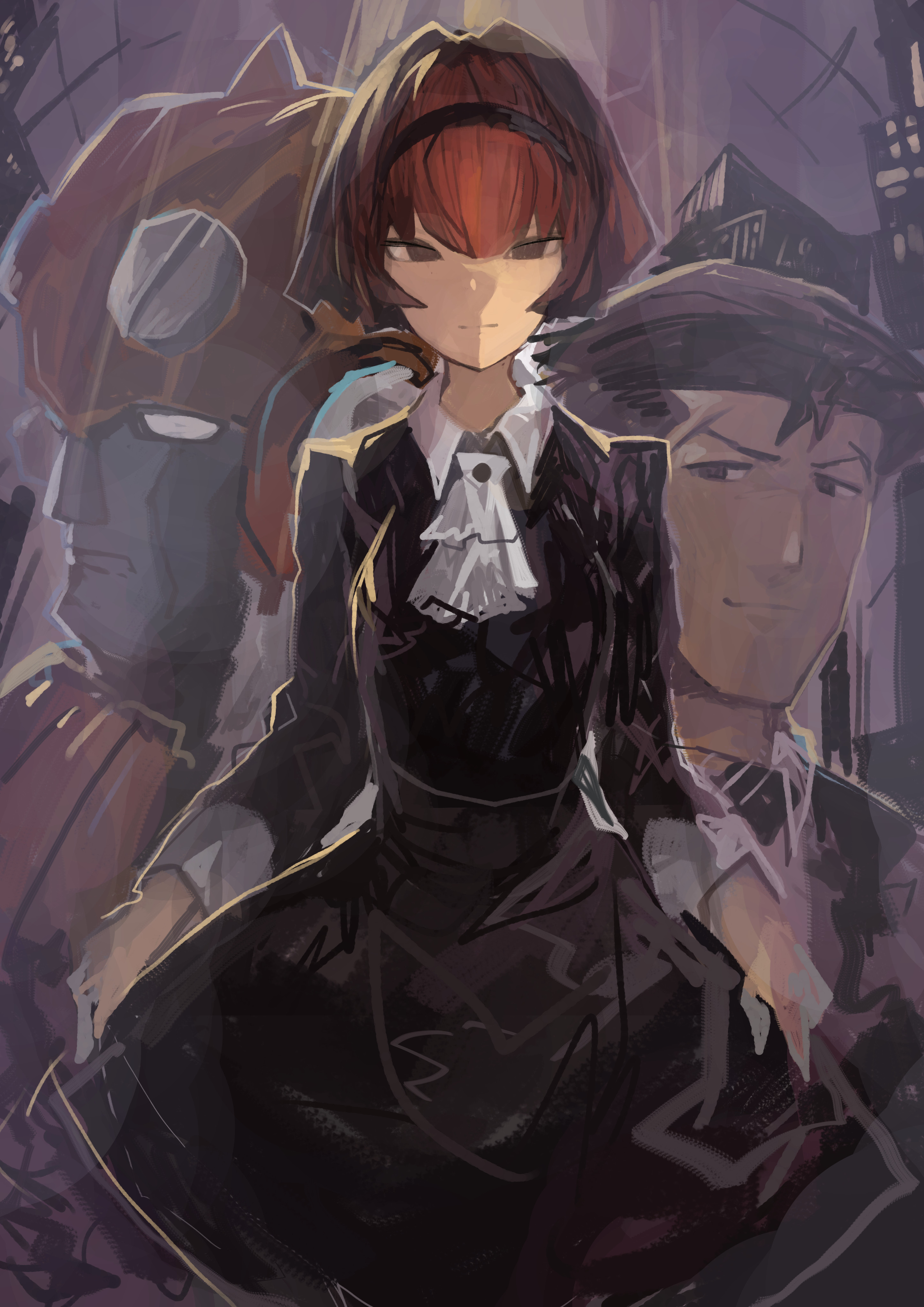 The Big ImageBoard (TBIB) - 1boy 1girl absurdres ascot big o (mecha ...
