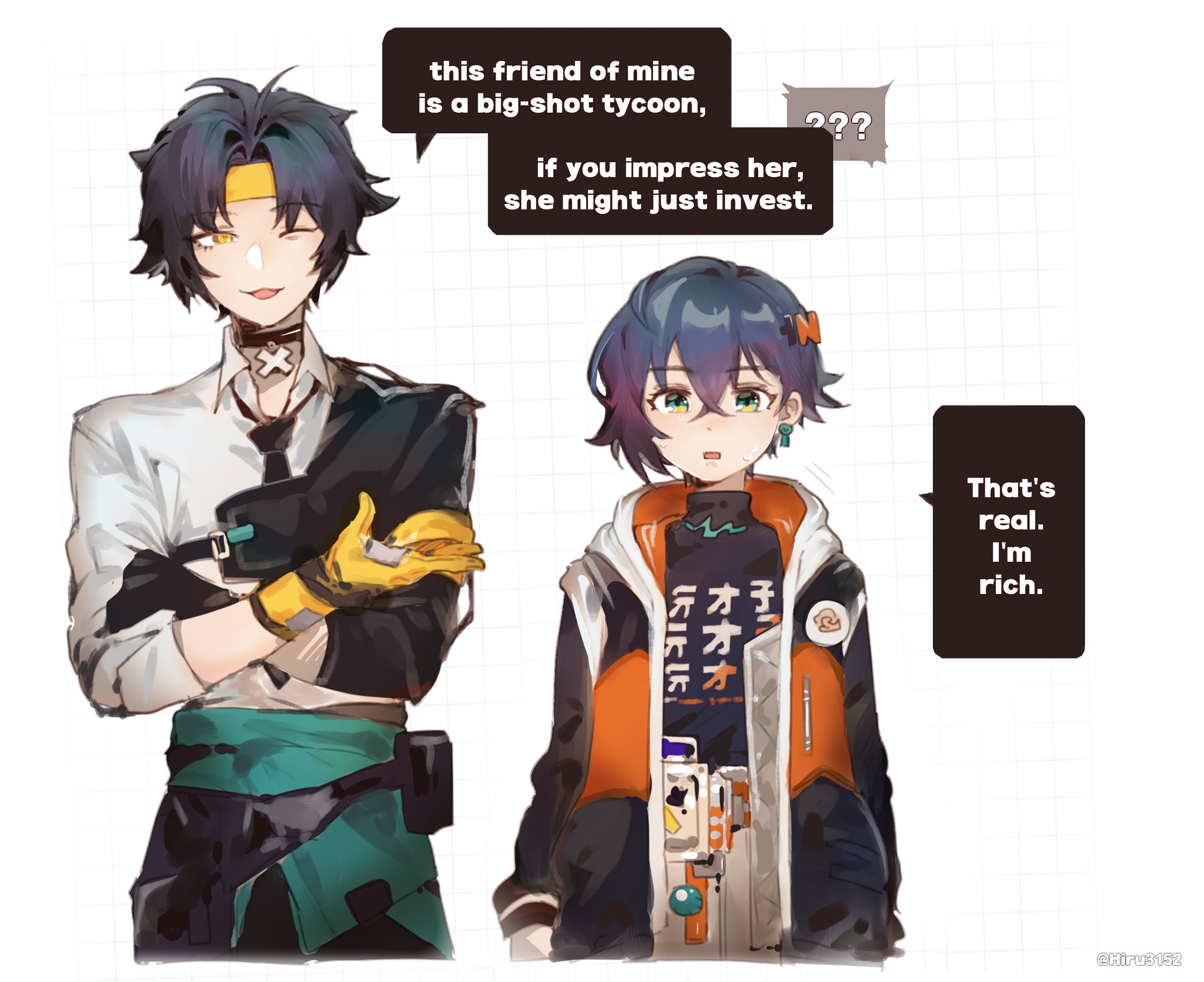 The Big ImageBoard (TBIB) - 1boy 1girl asaba harumasa belle (zenless zone zero) black choker ...