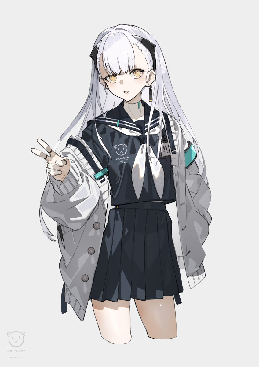 The Big ImageBoard (TBIB) - 1girl ak-alfa (girls' frontline) alternate ...