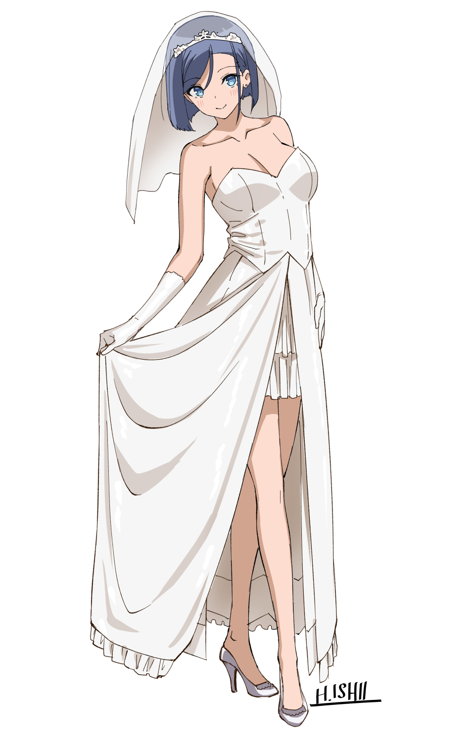 The Big ImageBoard (TBIB) - 16bit sensation 1girl artist name bare legs blue eyes blue hair ...