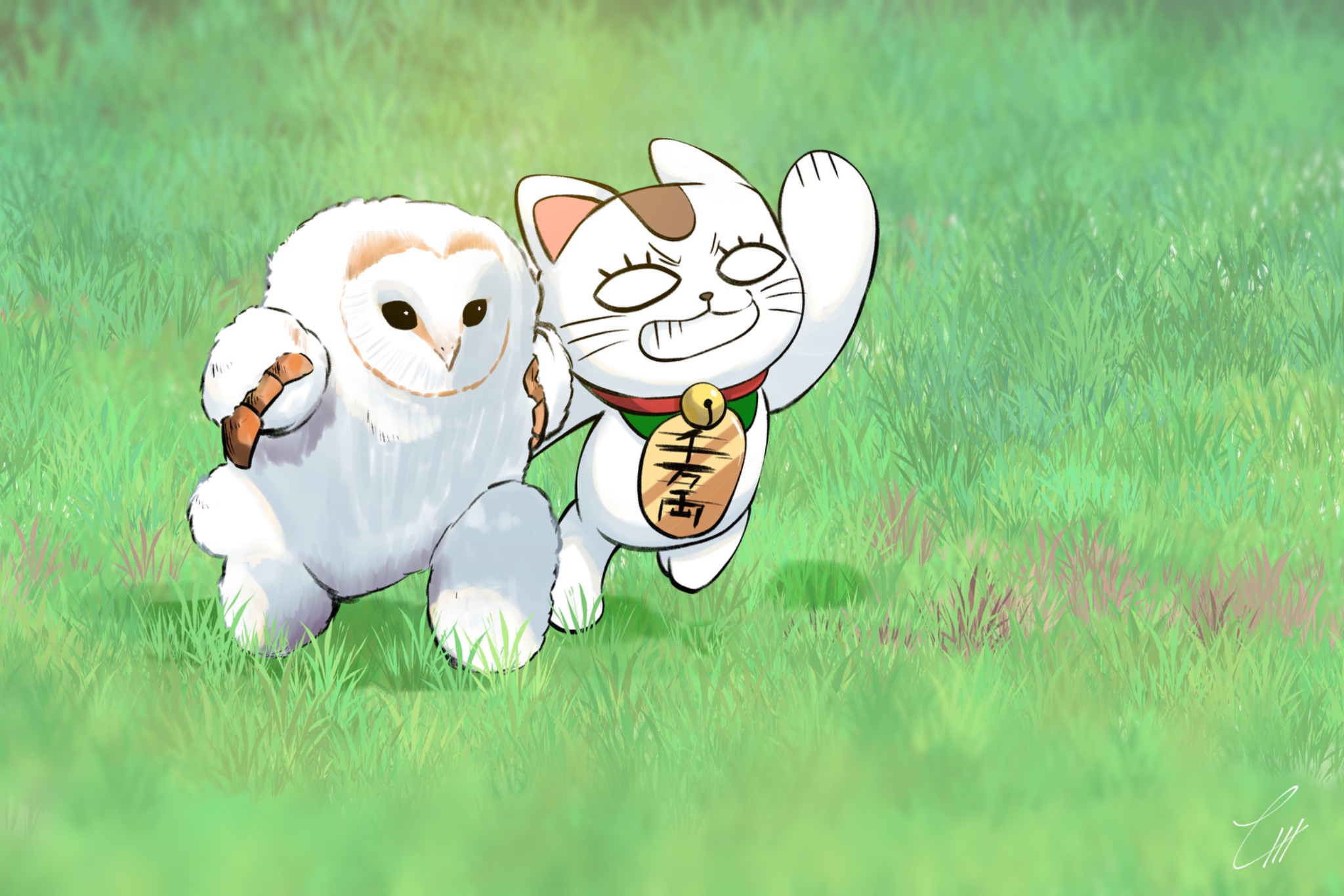 The Big ImageBoard (TBIB) - animal barn owl bird chick dandadan day ...