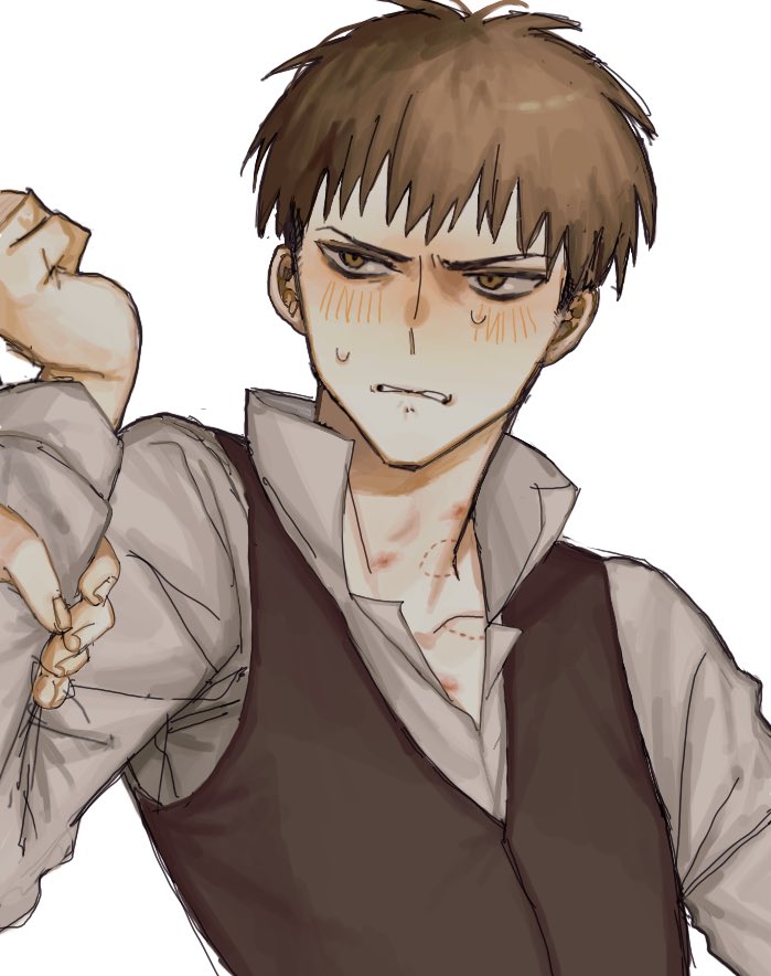 The Big ImageBoard (TBIB) - 1boy arm up bite mark bite mark on neck ...