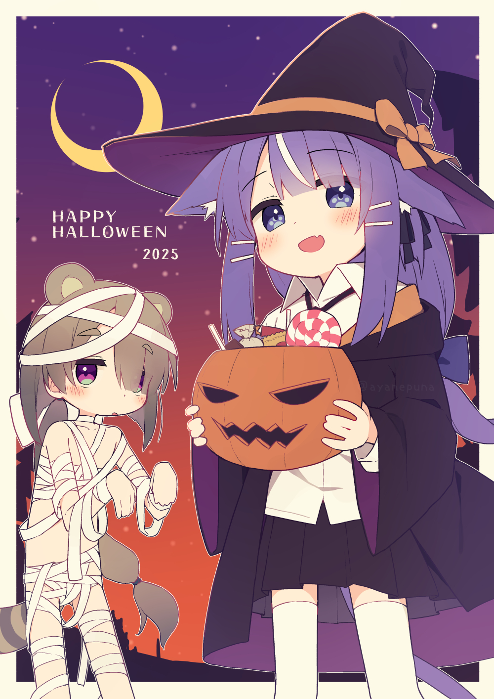 The Big ImageBoard (TBIB) - 2025 2girls animal ears bandages blue eyes ...