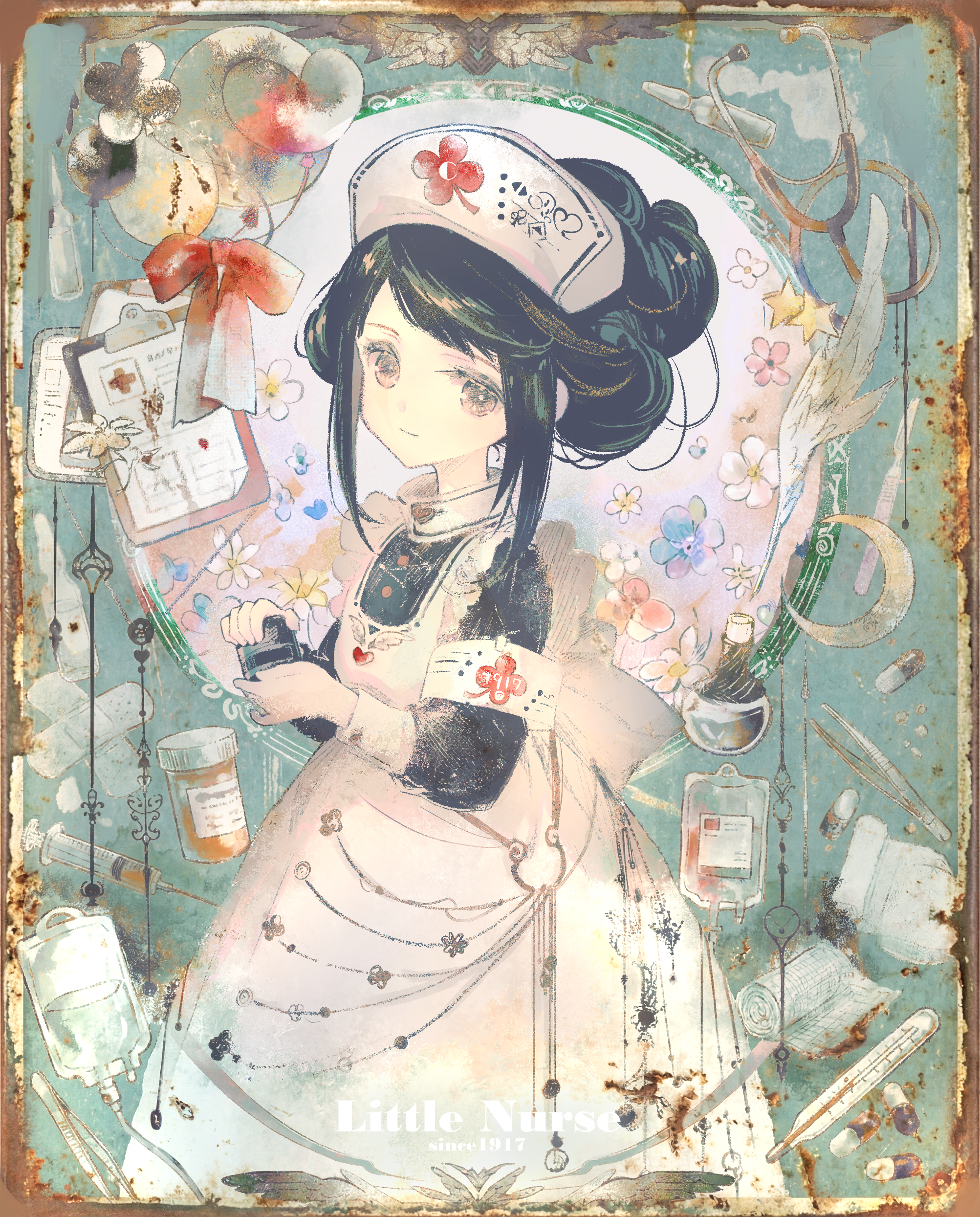 The Big ImageBoard (TBIB) - 1girl absurdres bandaid black hair blood ...