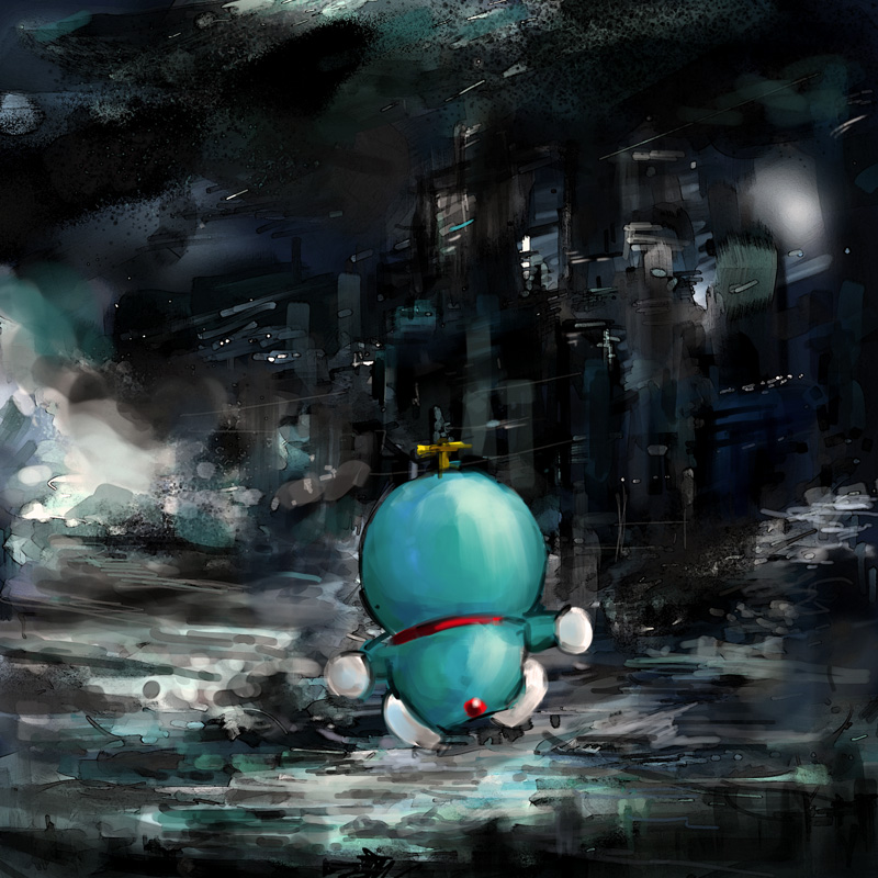 The Big ImageBoard (TBIB) - 1:1 anthro blue body blue fur building city ...