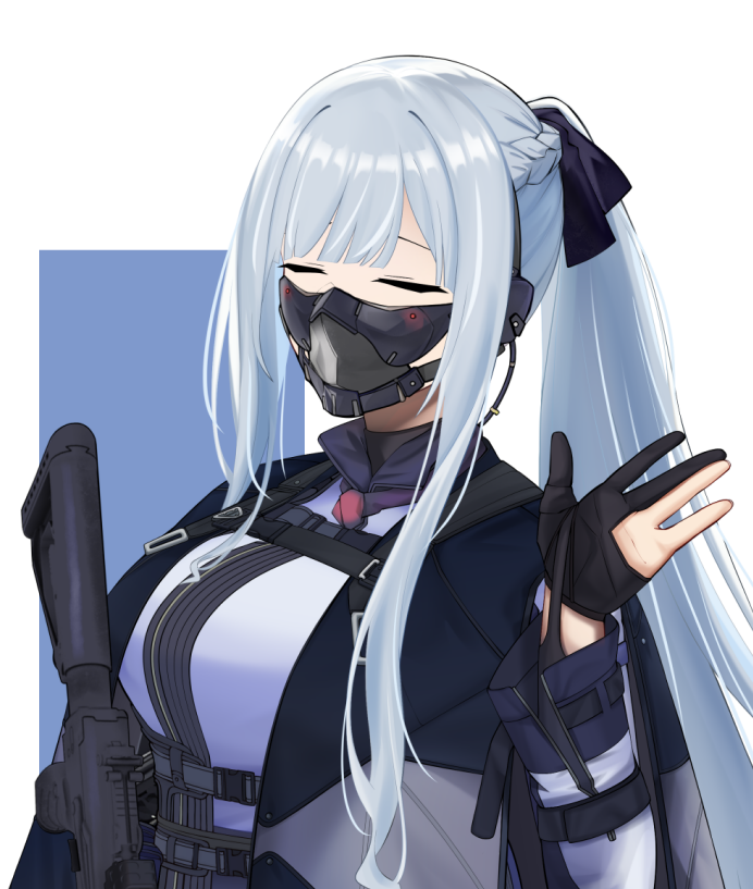 The Big ImageBoard (TBIB) - 1girl ak-12 ak-12 (girls' frontline) assault rifle black gloves ...