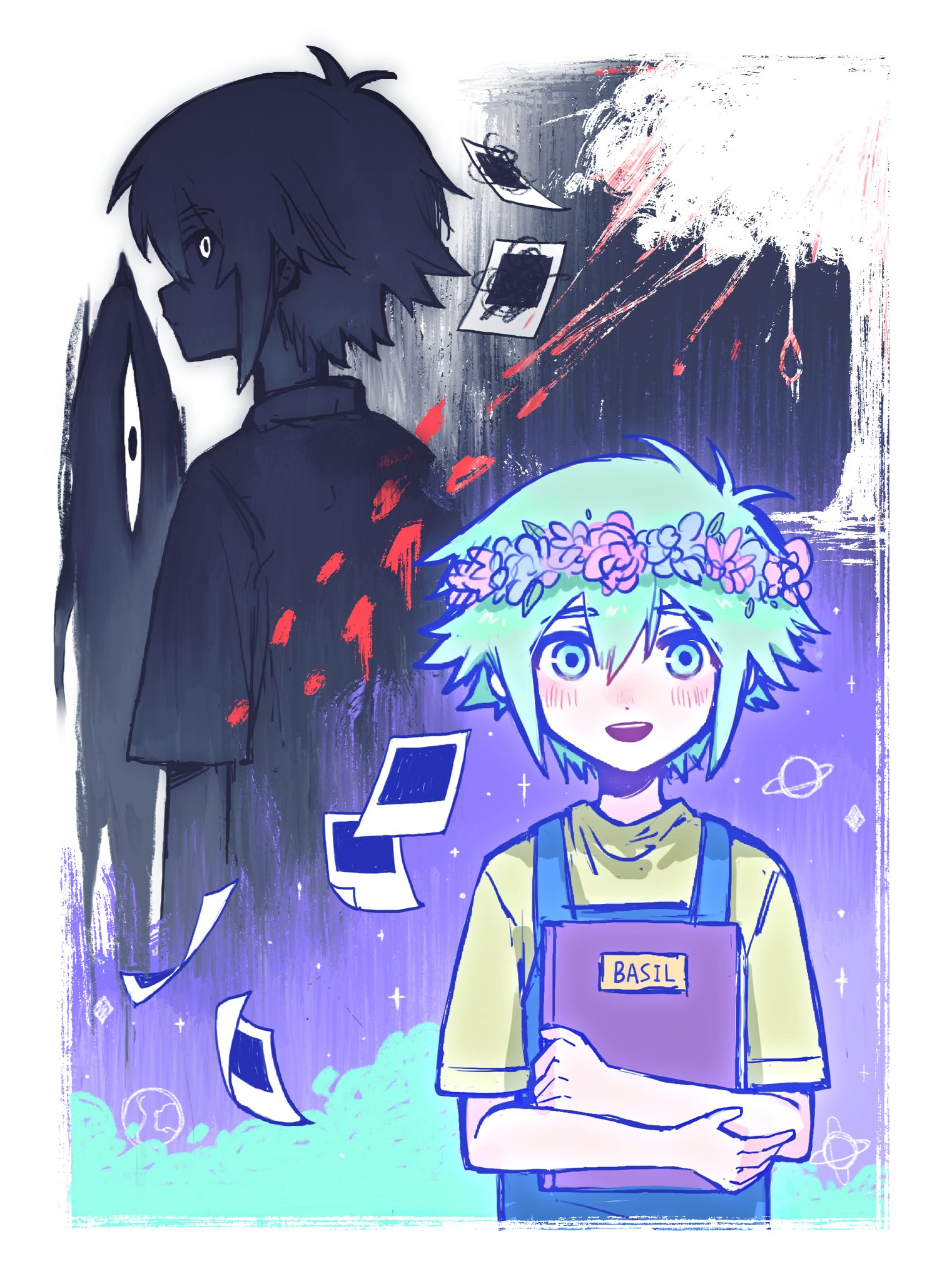 The Big ImageBoard (TBIB) - 2boys basil (headspace) (omori) basil ...