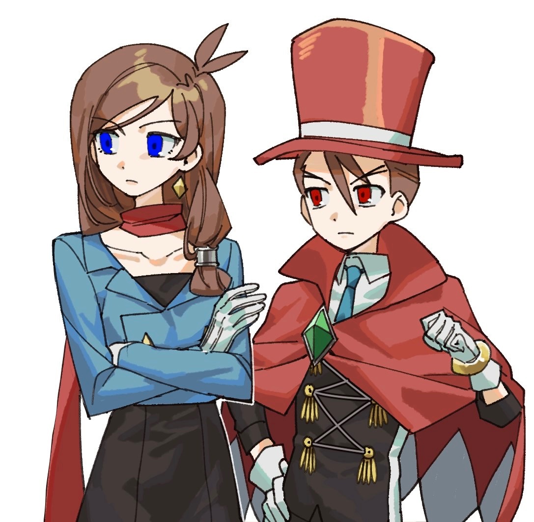 The Big ImageBoard (TBIB) - 1boy 1girl ace attorney alternate costume apollo justice apollo ...