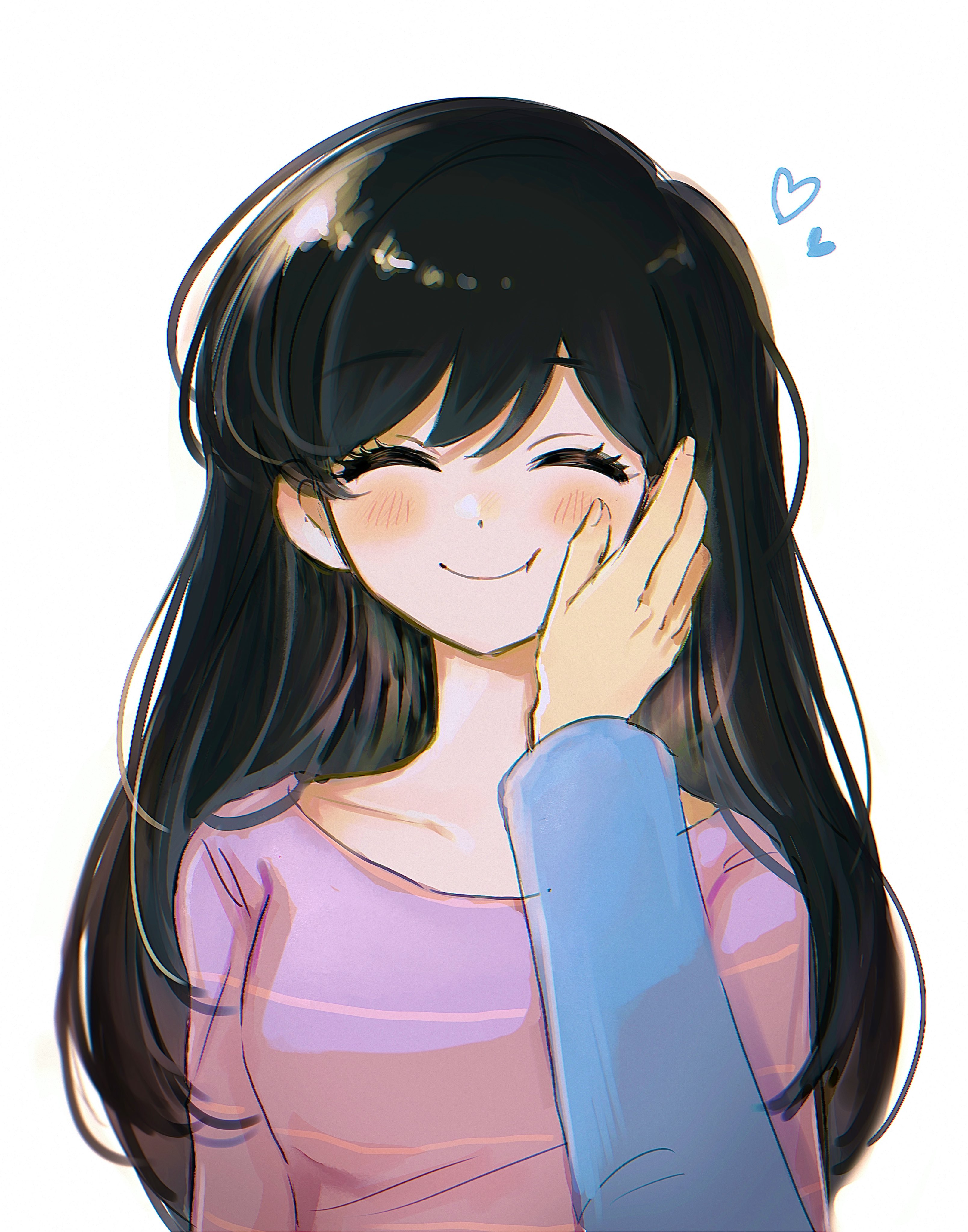 The Big ImageBoard (TBIB) - 1boy 1girl absurdres black hair blush closed eyes closed mouth ...