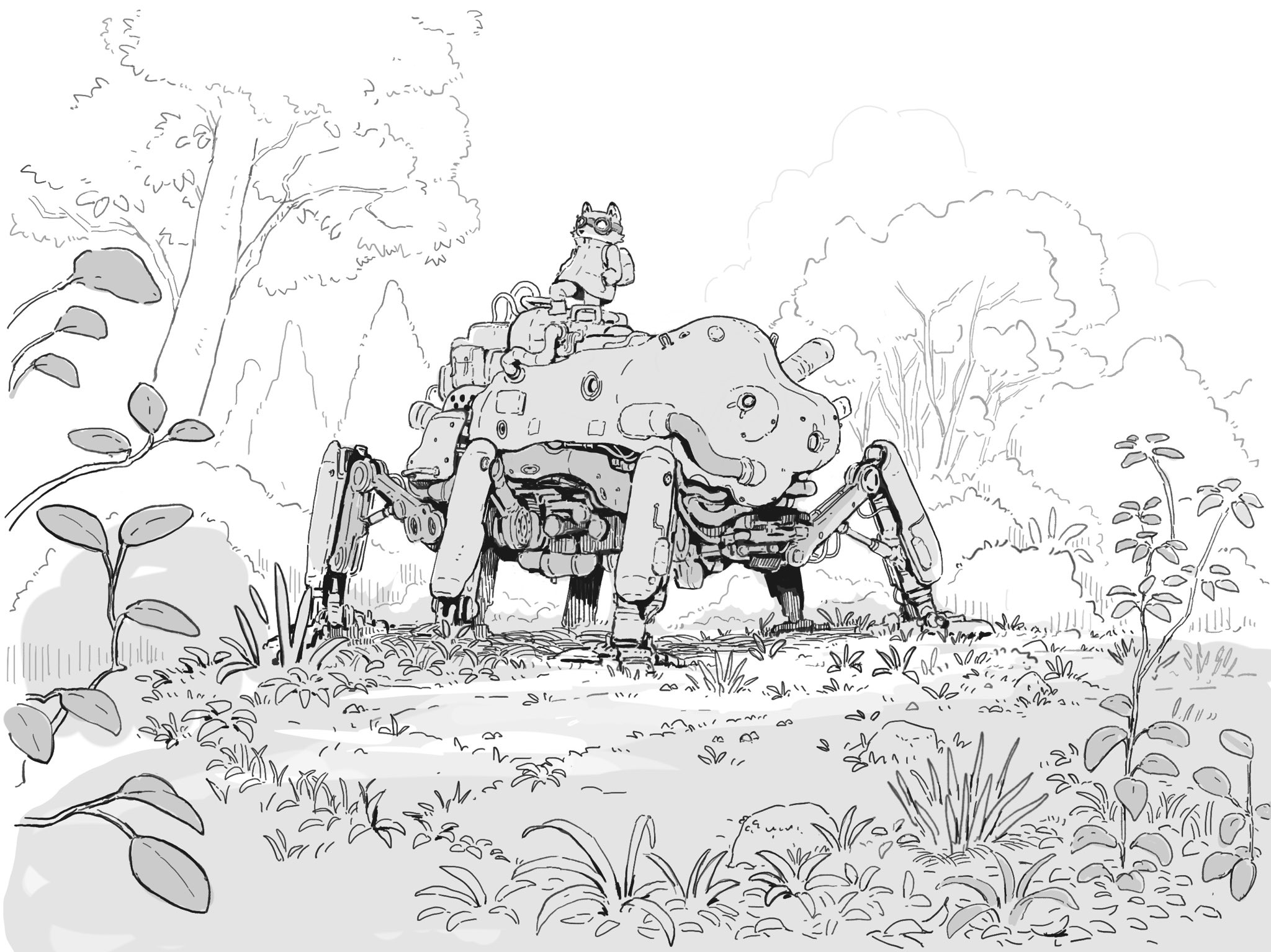 The Big ImageBoard (TBIB) - 2020 anthro backpack biped bottomwear canid canine clothing detailed ...