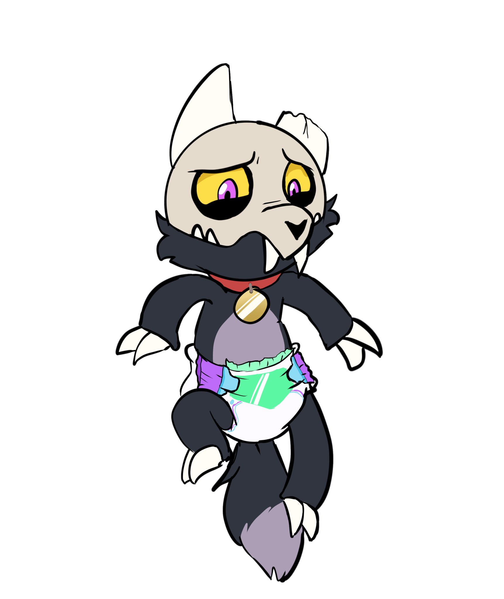 The Big ImageBoard (TBIB) - 2020 anthro avoid posting bone canid canine claws clothing collar ...