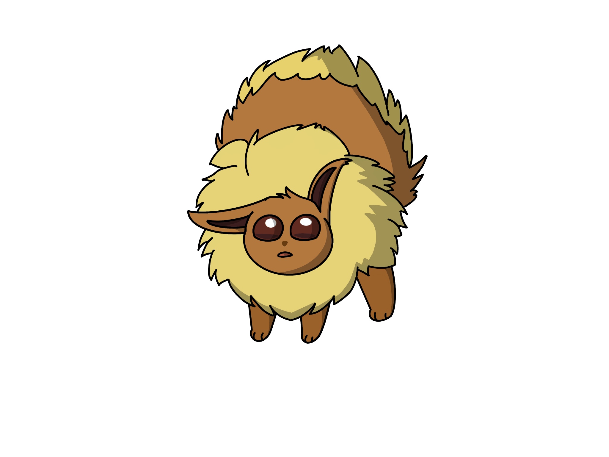 The Big ImageBoard (TBIB) - 3 legs 3 toes 4:3 brown body brown ears ...
