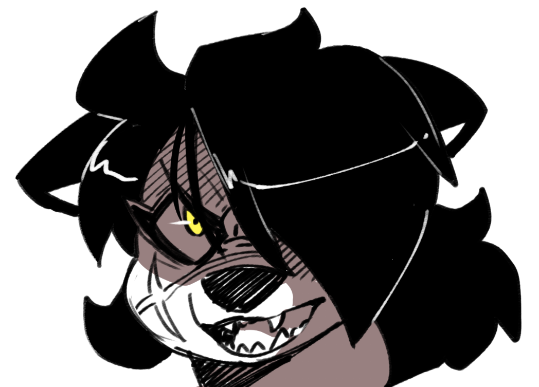 The Big ImageBoard (TBIB) - anaugi angry anthro black hair black nose ...