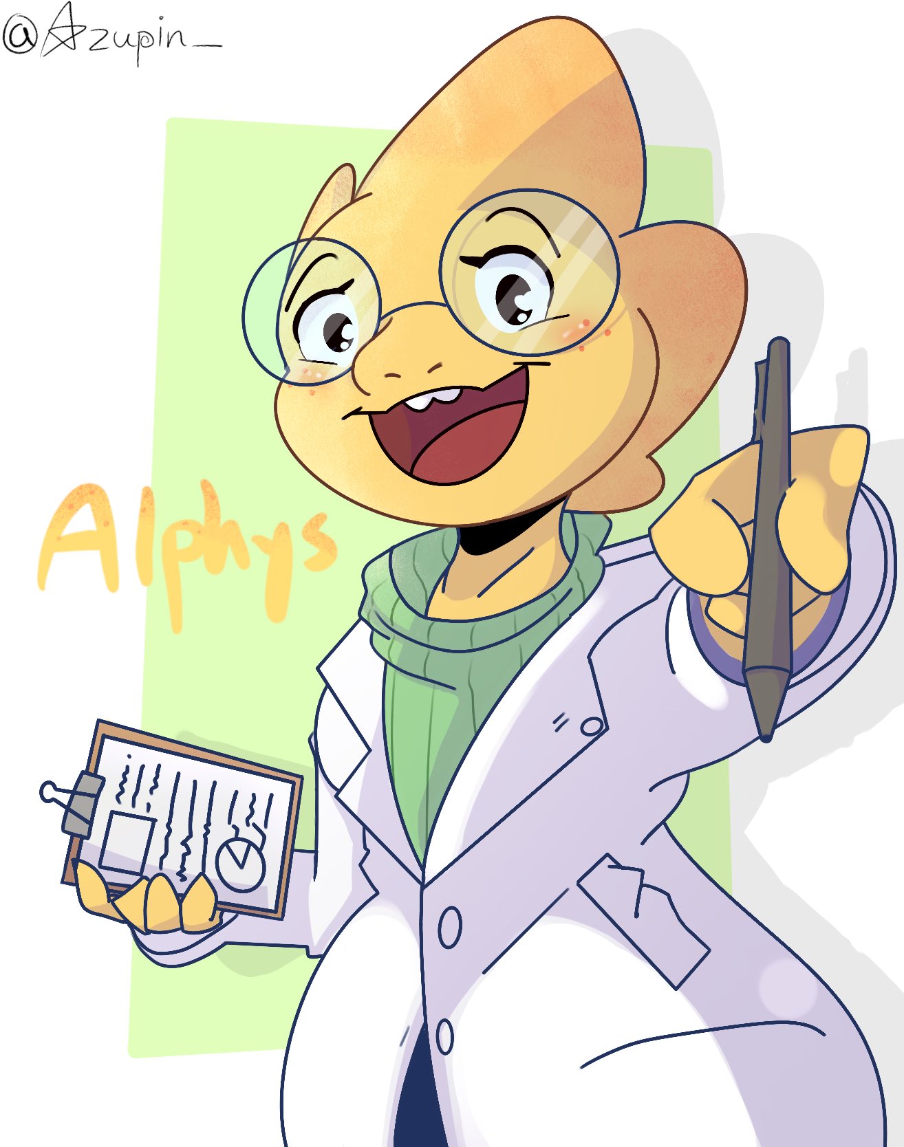 The Big Imageboard Tbib Alphys Anthro Blush Buckteeth Clipboard 2420