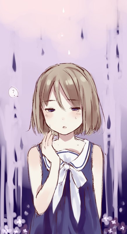 The Big Imageboard Tbib Blue Eyes Blush Brown Hair Original Short