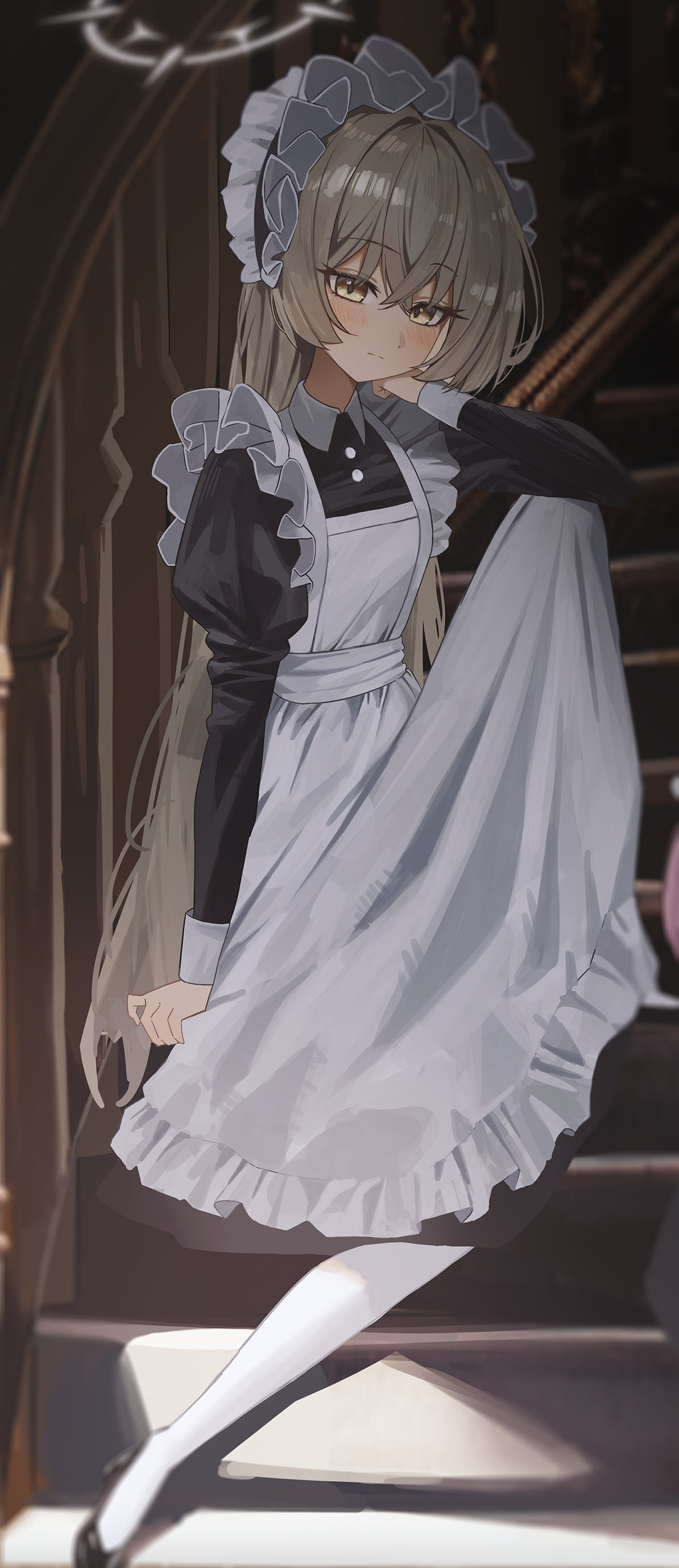 The Big ImageBoard (TBIB) - 1girl absurdres alternate costume apron ...