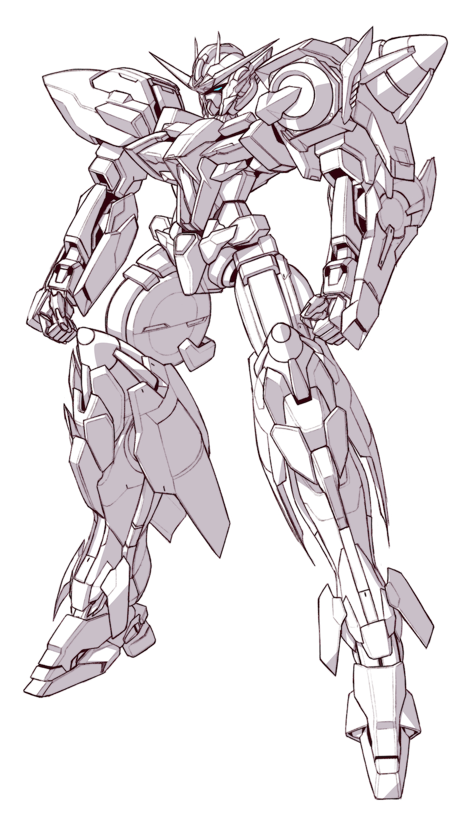 The Big ImageBoard (TBIB) - 00 gundam blue eyes clenched hands ...