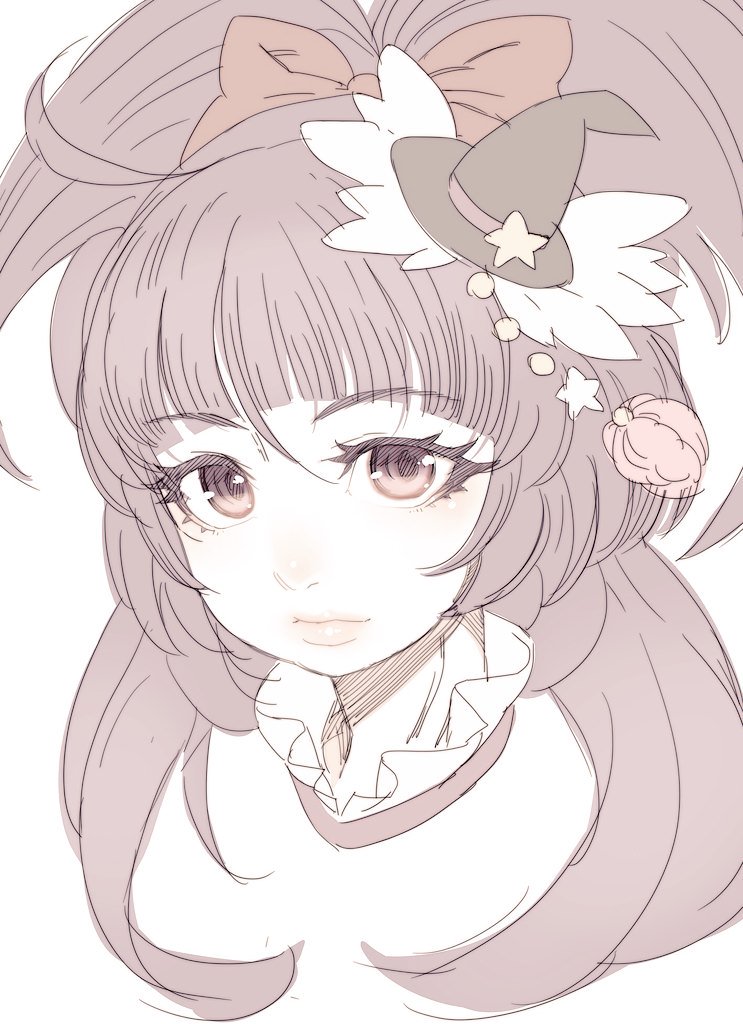 The Big Imageboard Tbib 1girl Bangs Black Headwear Blunt Bangs Bow