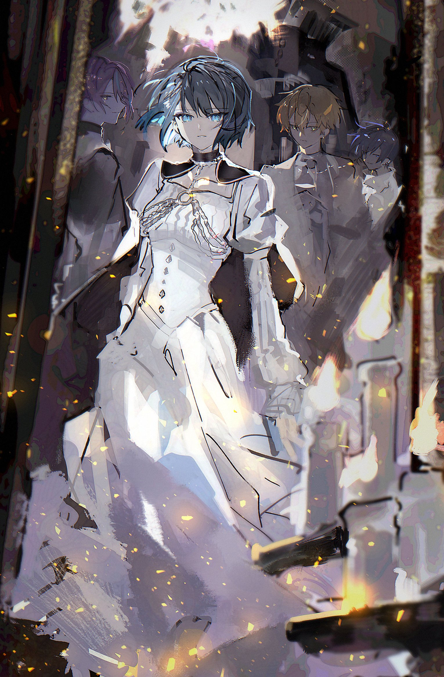 The Big ImageBoard (TBIB) - 1girl 3boys akuma no odorikata (vocaloid ...