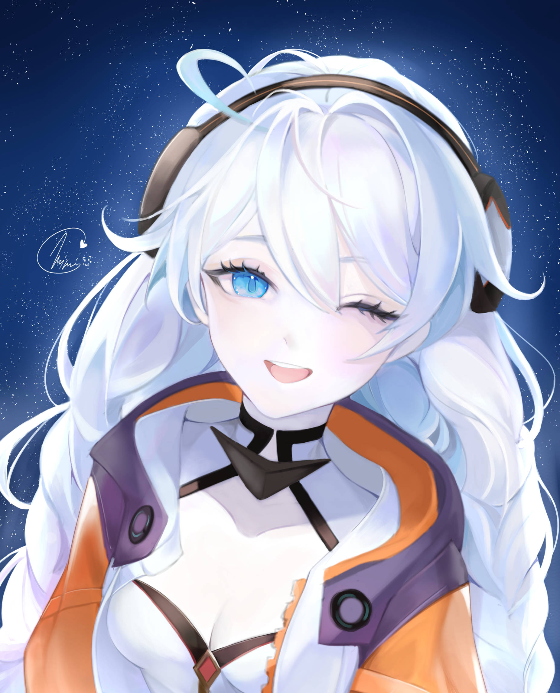 The Big Imageboard Tbib 1girl D Black Hairband Blue Eyes Braid