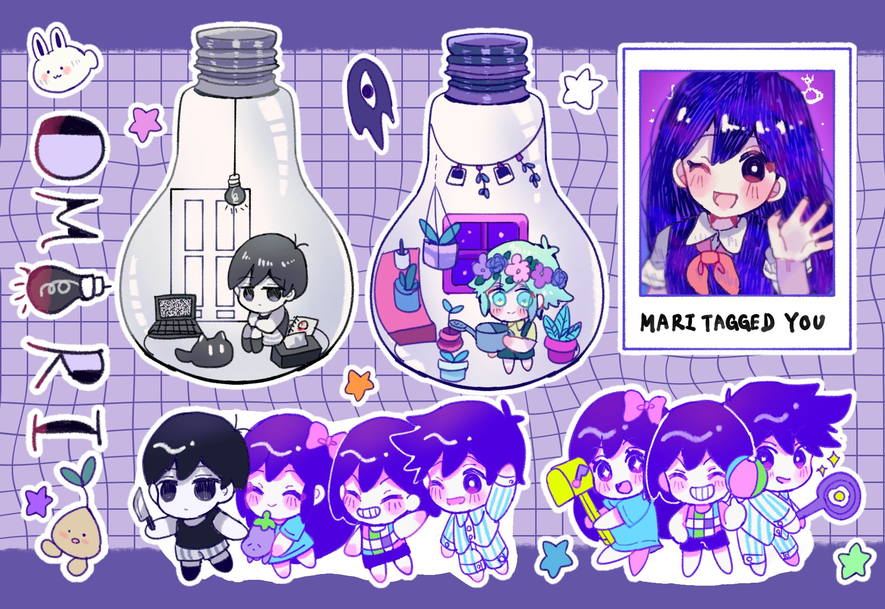 The Big ImageBoard (TBIB) - 2girls 4boys aubrey (headspace) (omori ...