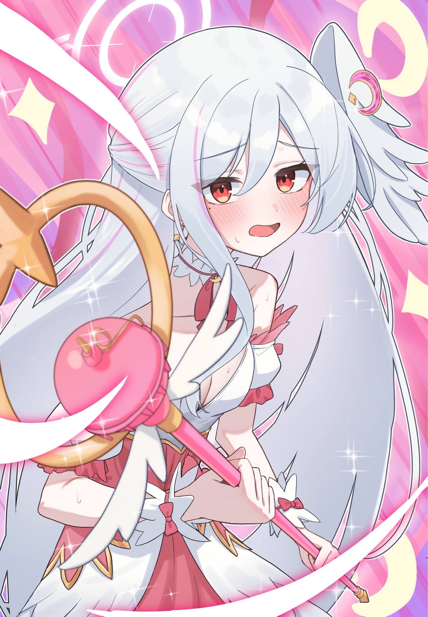 The Big ImageBoard (TBIB) - 1girl bare shoulders blue archive blush ...