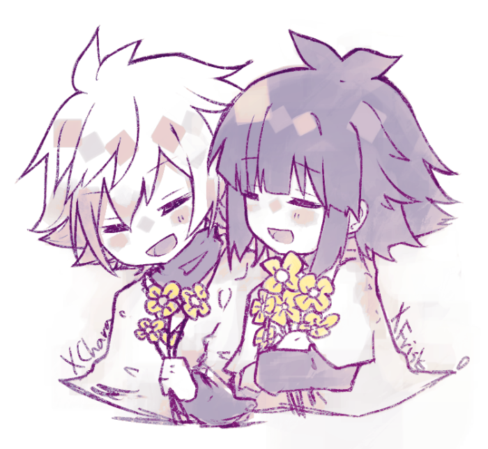 The Big ImageBoard (TBIB) - 2boys alternate universe antenna hair black ...