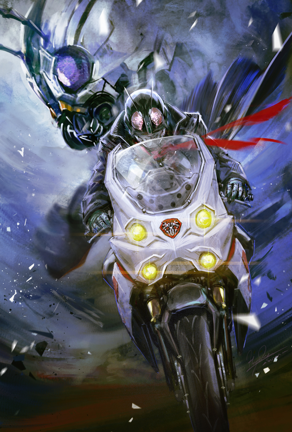 The Big ImageBoard (TBIB) - 1boy antennae armor bug coat compound eyes ...