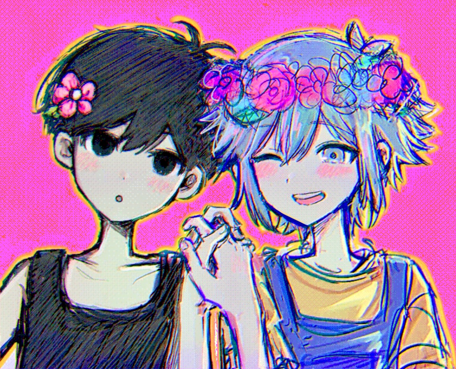 The Big ImageBoard (TBIB) - 2boys basil (faraway) (omori) basil (omori ...