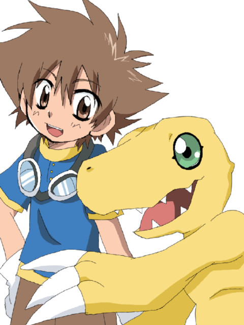 The Big ImageBoard (TBIB) - 3:4 agumon bandai namco brown eyes brown ...