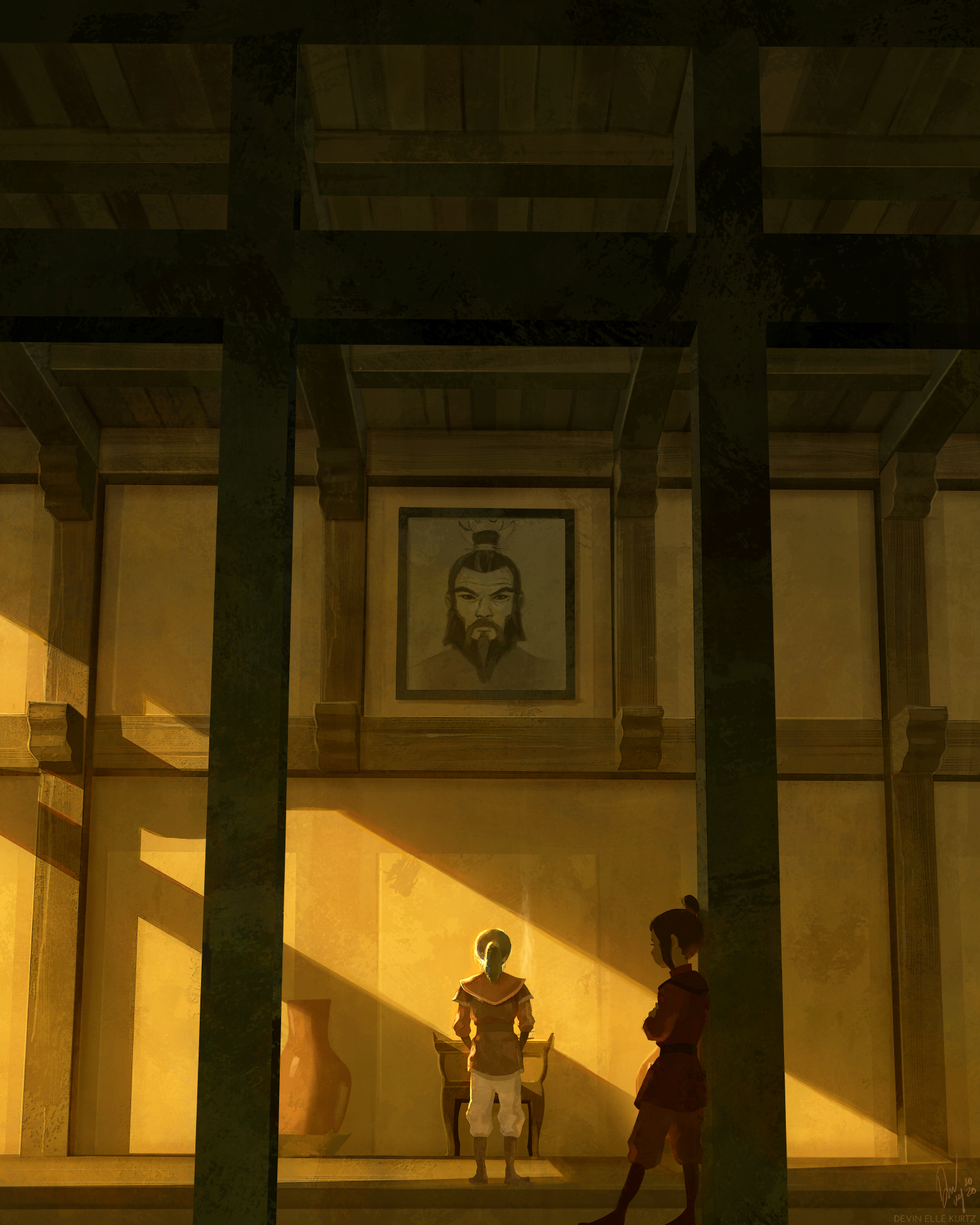 The Big ImageBoard (TBIB) - 1boy 1girl against pillar aged down avatar: the last airbender ...
