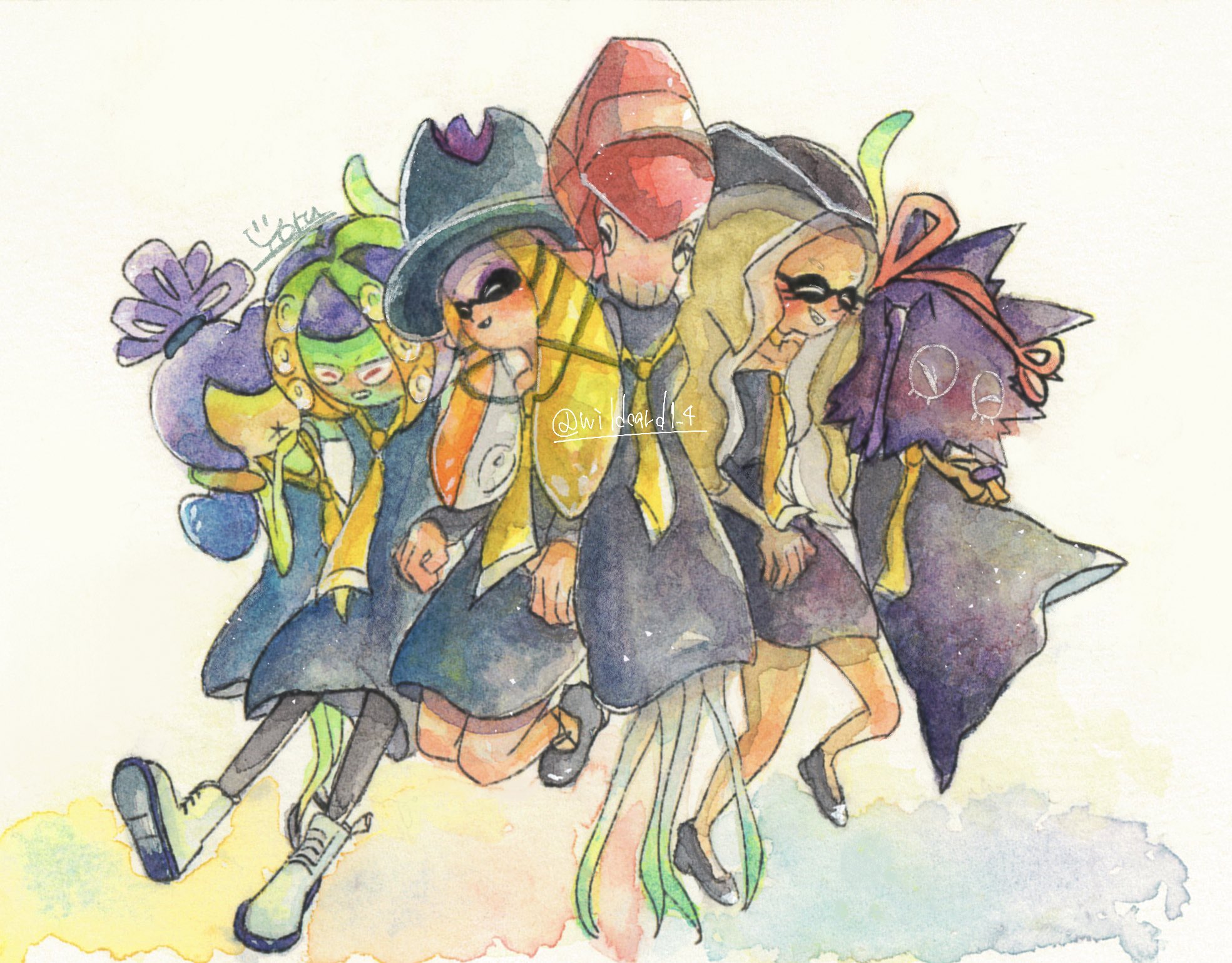 The Big ImageBoard (TBIB) - 6+girls aachin (splatoon) bibi (splatoon ...