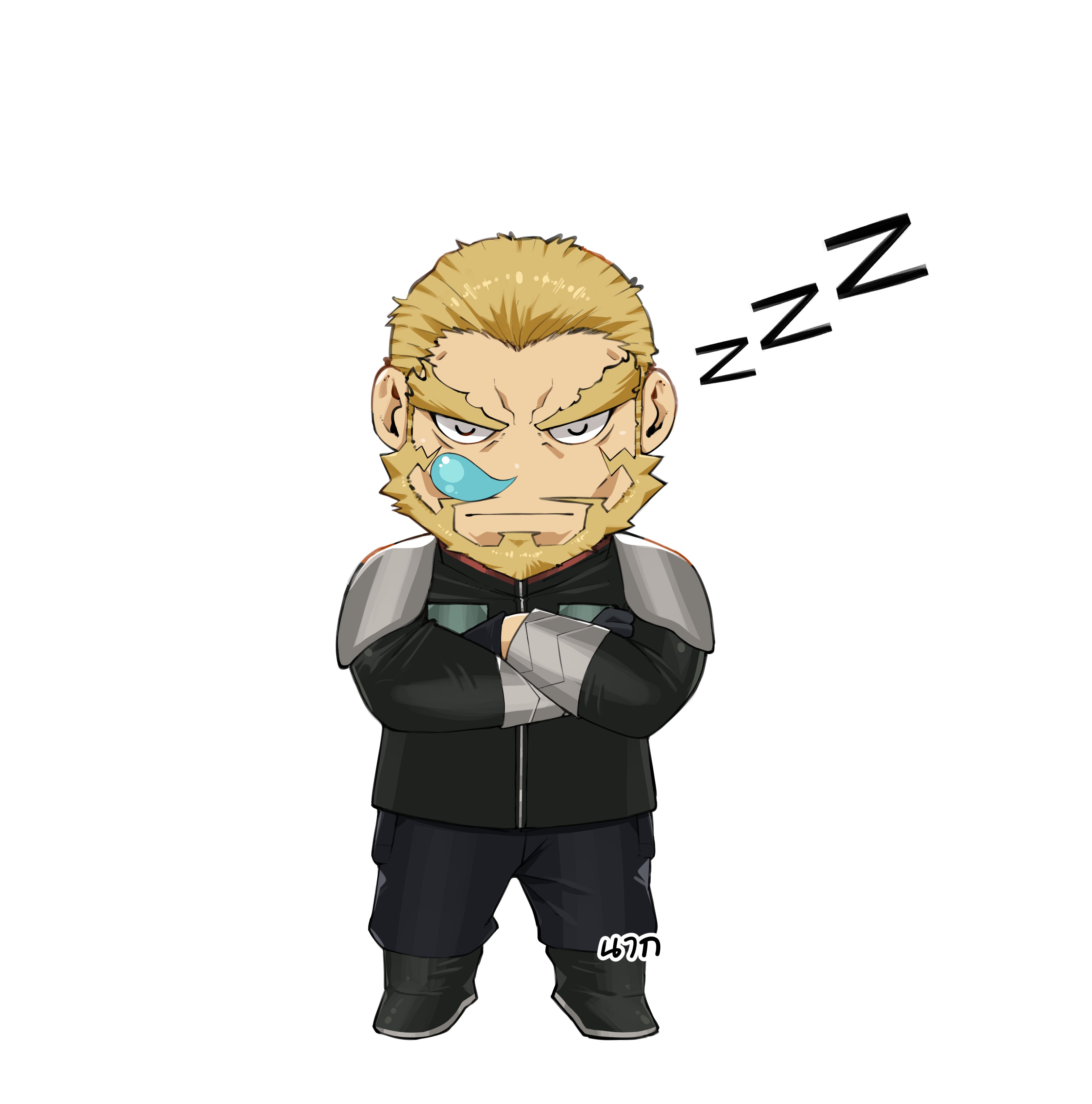 The Big ImageBoard (TBIB) - 1boy absurdres baggy pants beard blonde ...