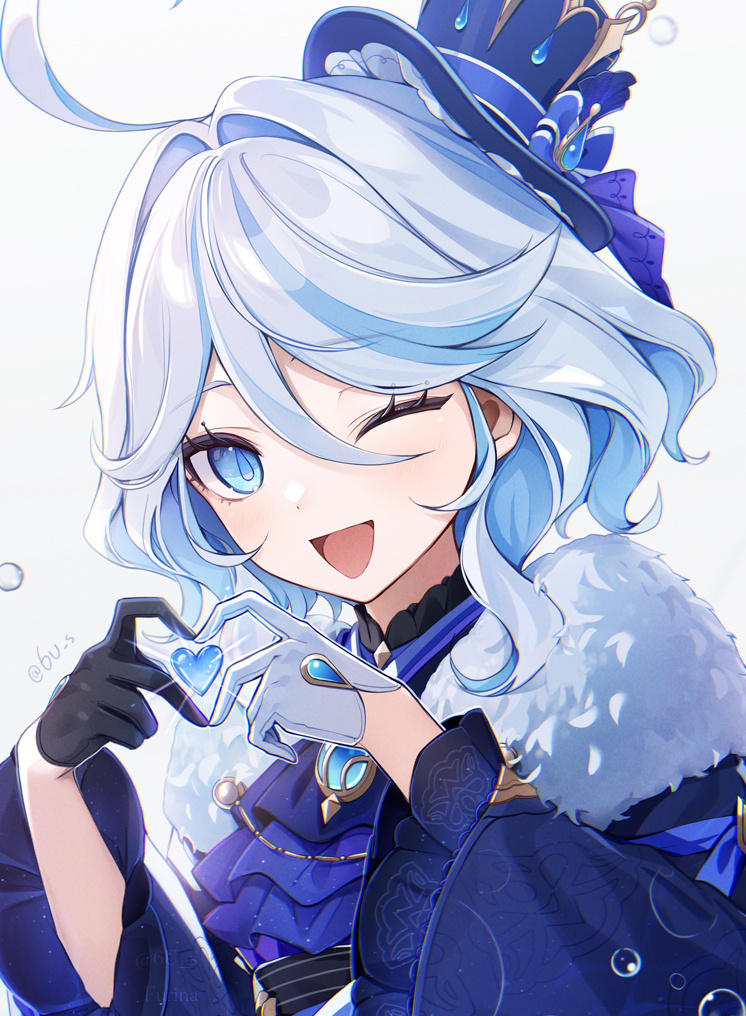 The Big ImageBoard (TBIB) - 1girl 6u (eternal land) :d alternate costume asymmetrical gloves ...