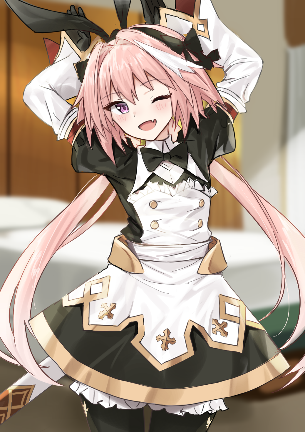 The Big ImageBoard (TBIB) - 1boy ;d arms up astolfo (fate) astolfo ...