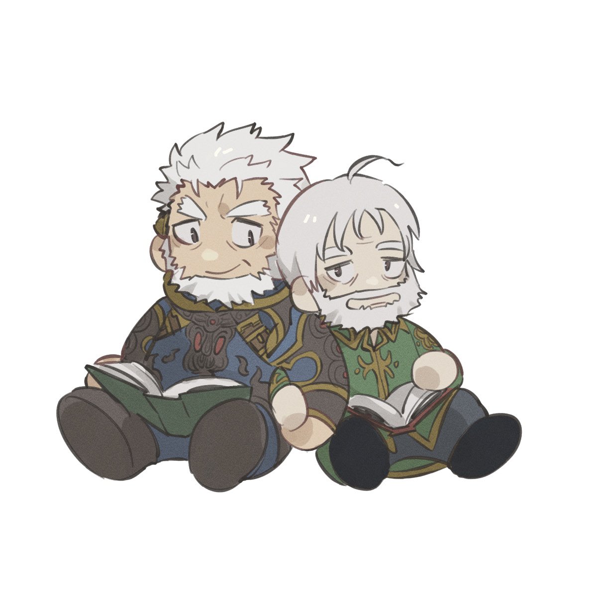 The Big ImageBoard (TBIB) - 2boys bacchus (f-kare) bara beard book ...