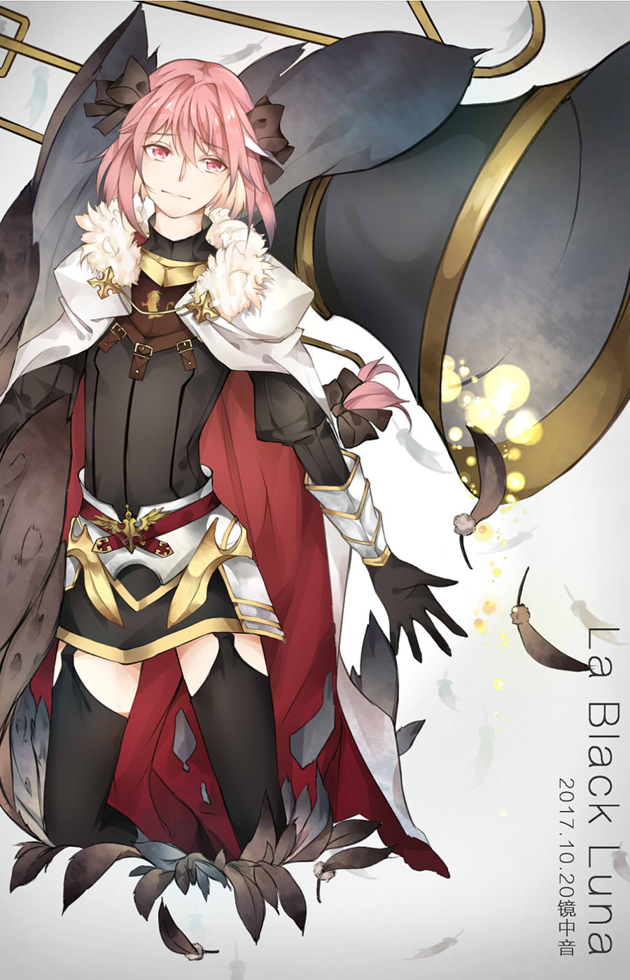 The Big ImageBoard (TBIB) - 1boy armor armored dress astolfo (fate) black bow black dress black ...