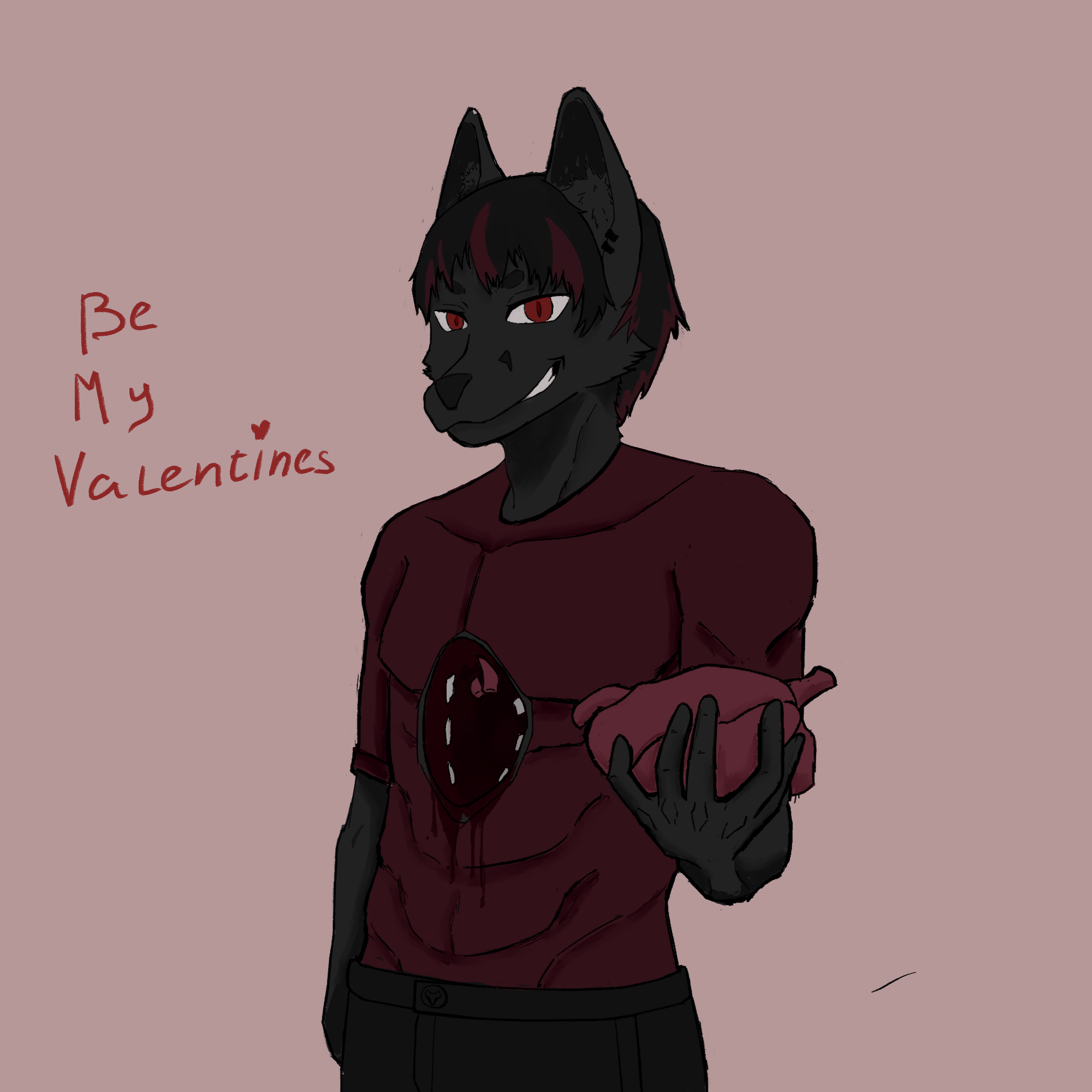 The Big ImageBoard (TBIB) - anthro blackfoxkirat arist canid canine digital media (artwork ...