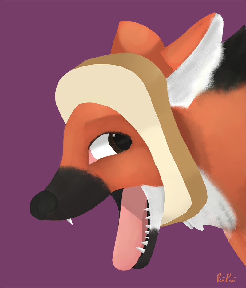 The Big ImageBoard (TBIB) - ambiguous gender bread canid canine crimsoncolored derp eyes feral ...