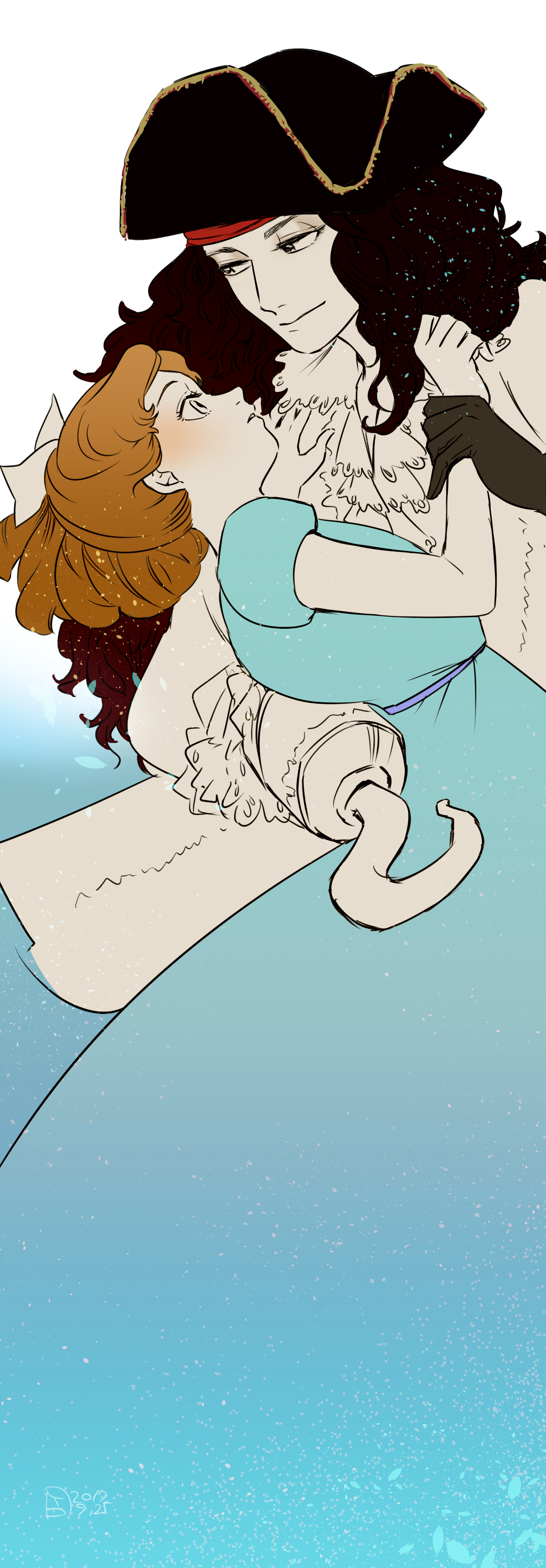 The Big ImageBoard (TBIB) - 2girls absurdres brown hair gloves hat ...