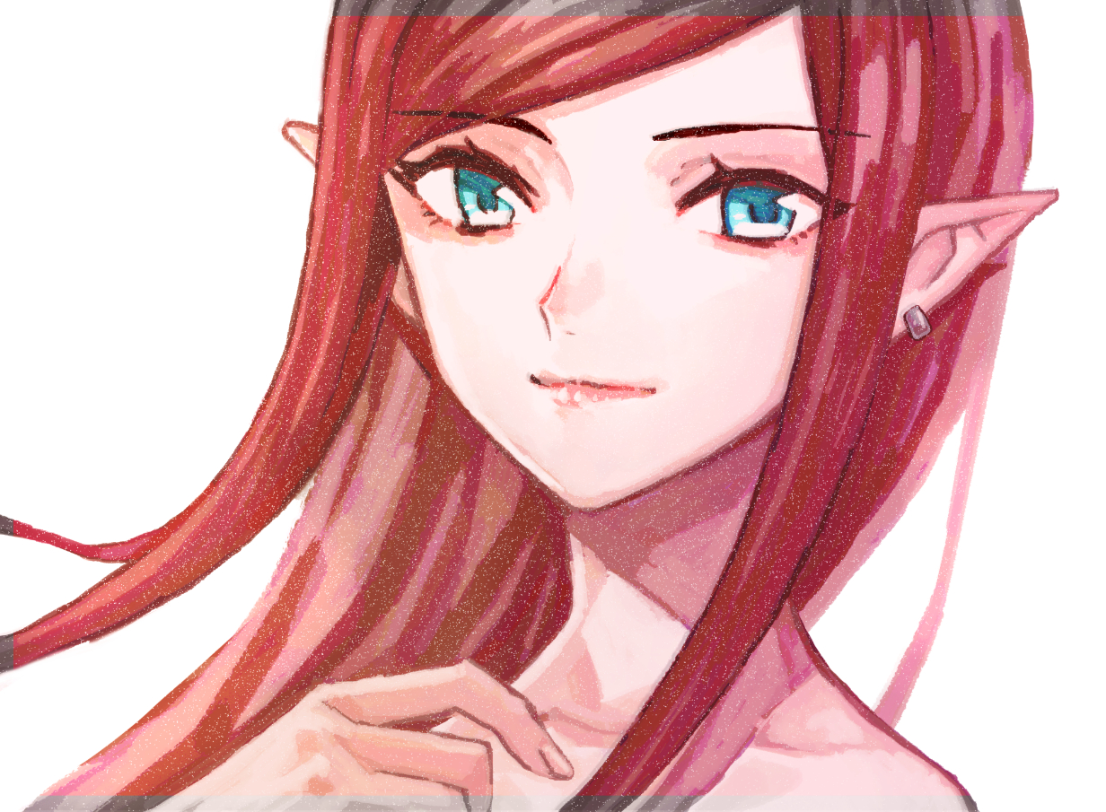 The Big Imageboard Tbib 1girl Bare Shoulders Blue Eyes Close Up