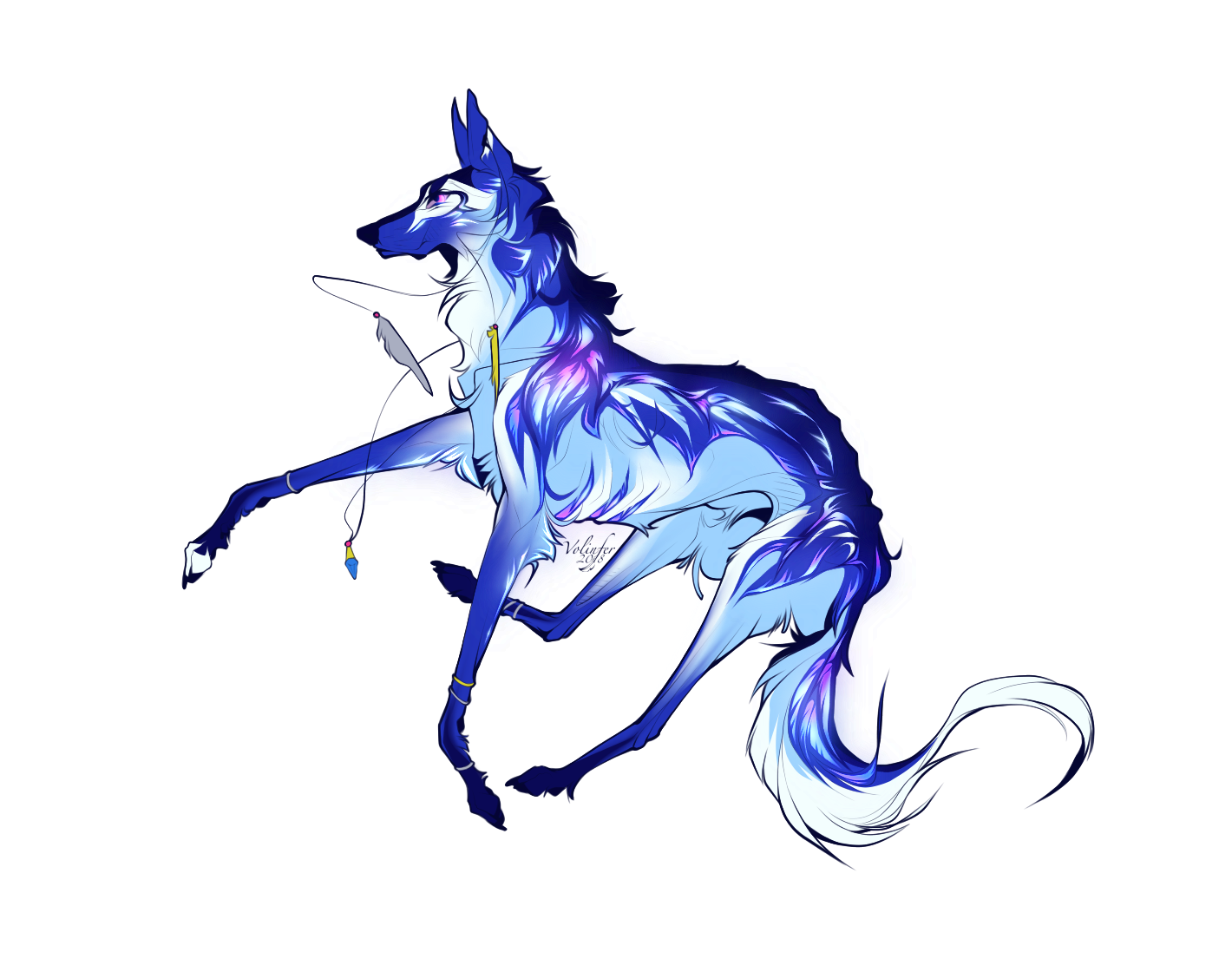 The Big ImageBoard (TBIB) - 2018 alpha channel ambiguous gender blue body blue fur canid canine ...