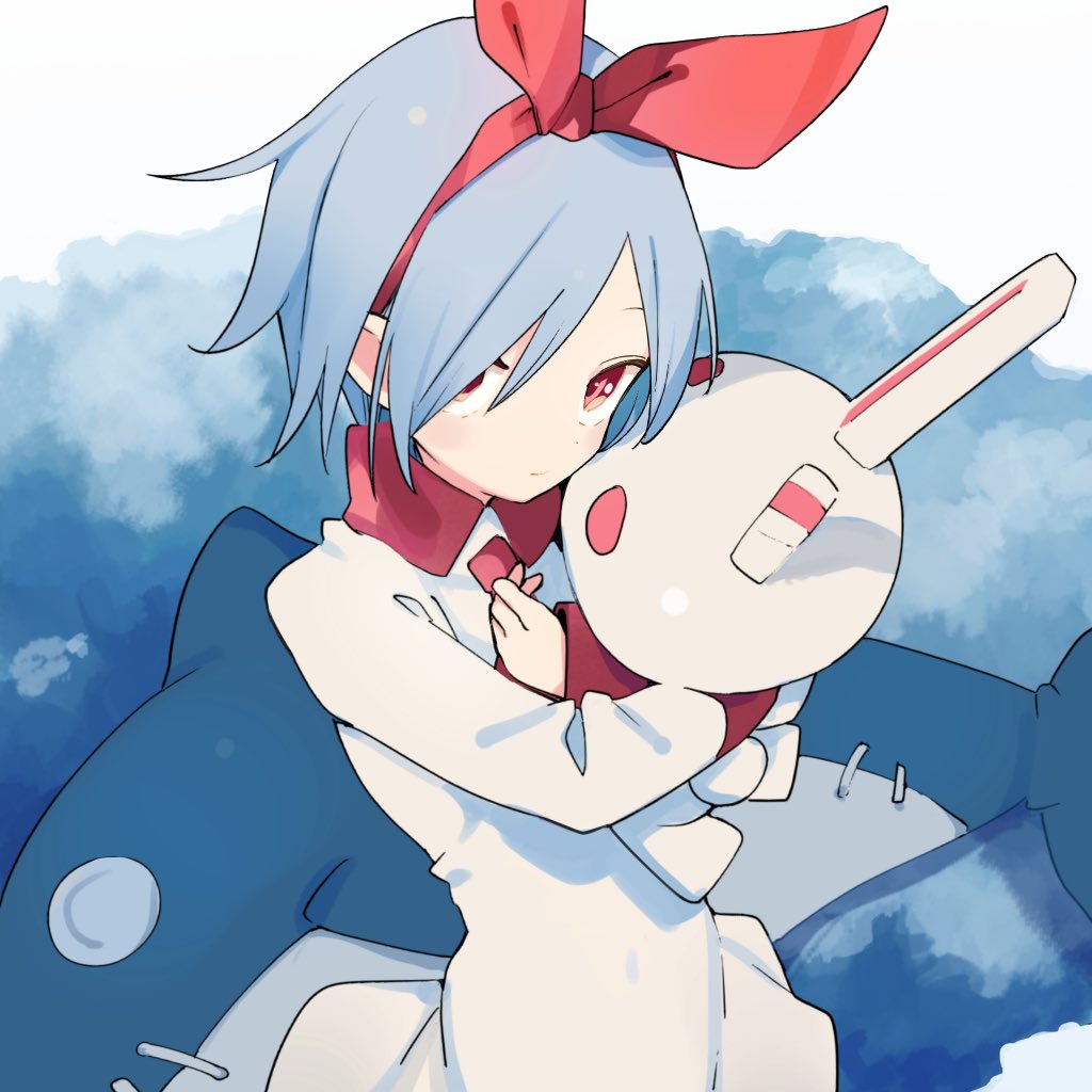 The Big ImageBoard (TBIB) - 1girl blue hair disgaea dress hair over one ...