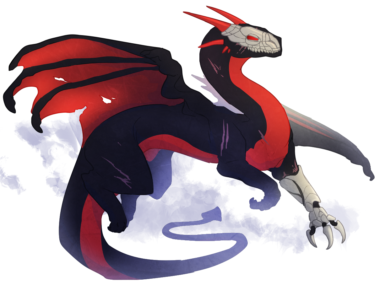 The Big ImageBoard (TBIB) - alpha channel ambiguous gender black body black claws black scales ...