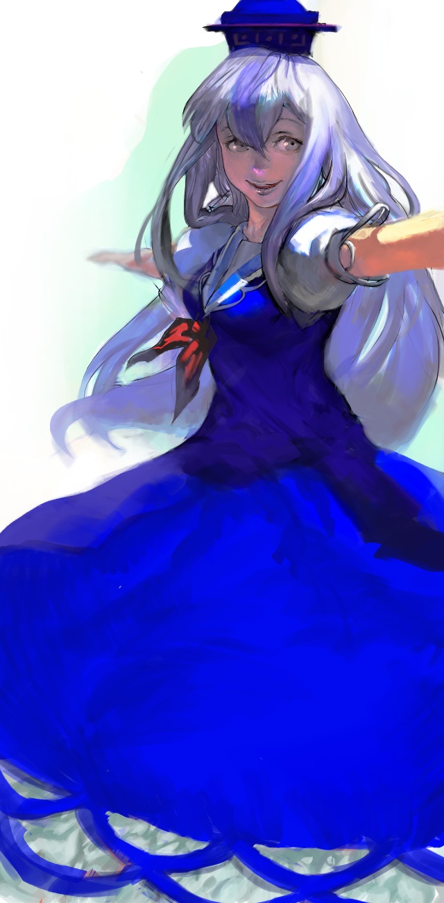 The Big Imageboard Tbib Bad Id Bad Pixiv Id Blue Dress Hat Highres
